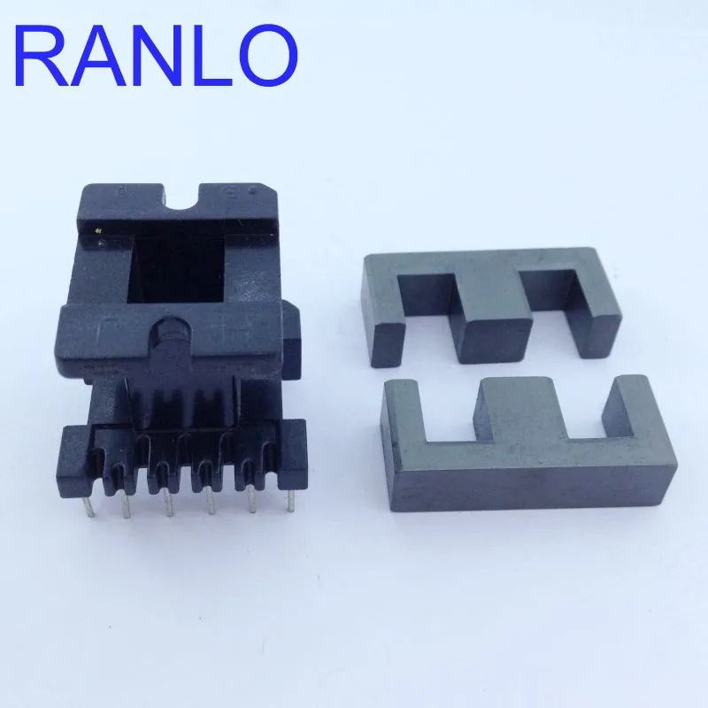 EE-EI33-Vertical-6-6pin-Transformer-Bobbin-Frame-Skeleton-PC40-Ferrite ...