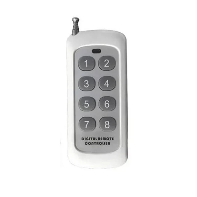 DC 12V 24V 8 CH Channels 8CH RF Wireless Remote Control Switch Remote ...