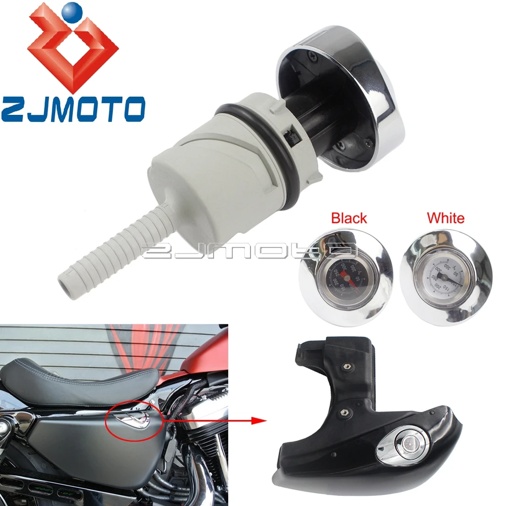 Motorcycle Oil Plug Temp Gauge For Harley Sportster 48 Xl1200x 2010 ...