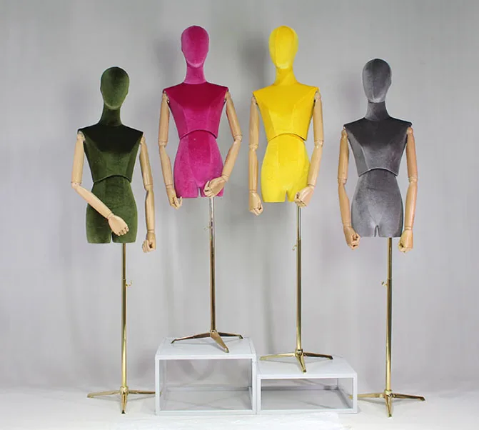 Best-Quality-Women-Model-Half-Body-Display-Movable-Mannequin-Moving ...