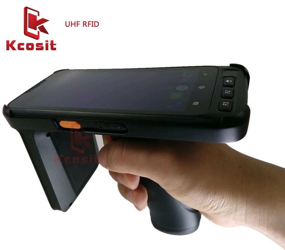 Kcosit leitor de código de barras uhf rfid, com punho para pistola ...