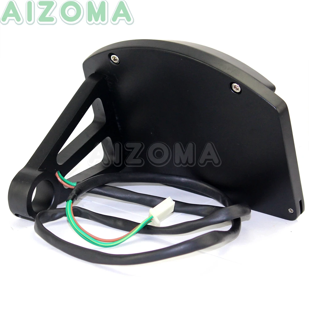 Universal Motorcycle Side Mount LED License Plate Holder Brake Tail ...