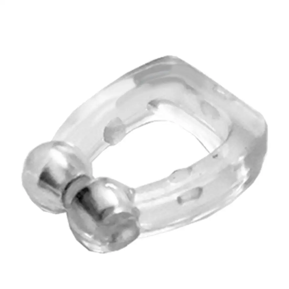 Portable Silicone Anti Snoring Nose Clip Silencer Safe Nasal Dilator ...