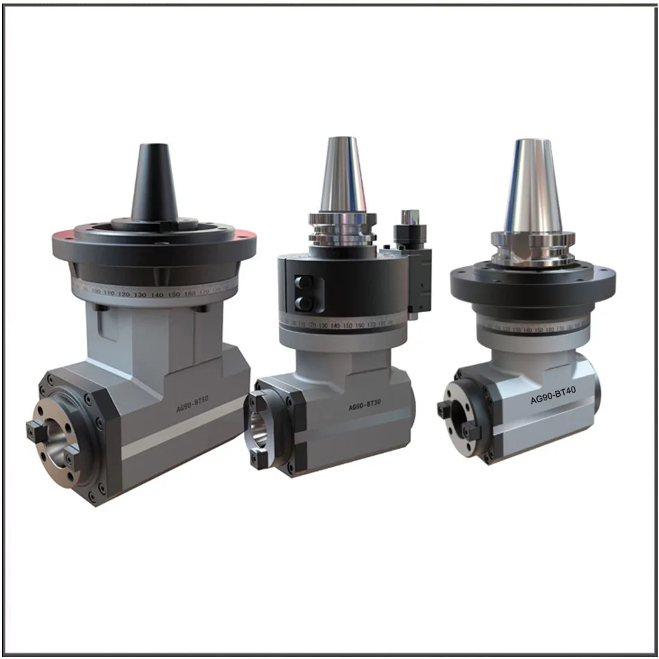BT30 BT40 BT50 -AG90 90 degree CNC spindle angle conversion head right ...