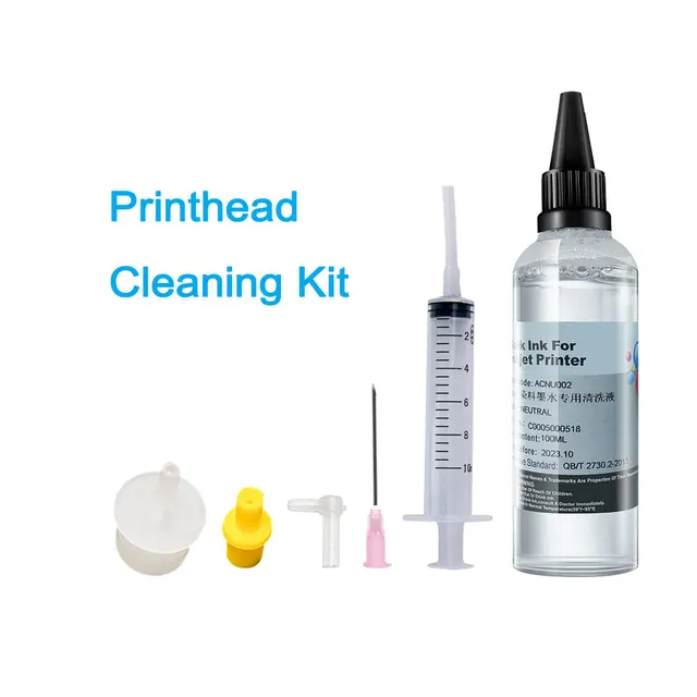 100ml Printhead Cleaning Fluid Nozzles Cleaning Solution liquids kits ...