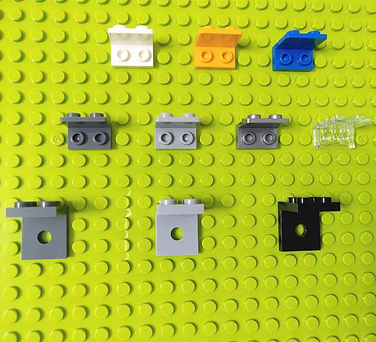 Figures Stand Base Plate Minifig Wall MOC Show Case Bracket Building ...