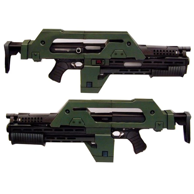 Alien M41a Pulse Rifle Gun Scale 1:1 3d Paper Model Toy - Card Model ...