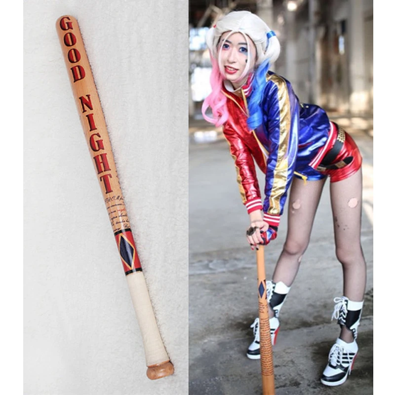 Beauty Girl Clown Solid Wood Baseball Wooden Baseball Bat Accessory ...