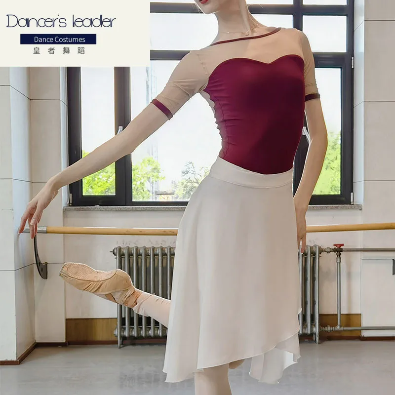 Leotardo-de-Ballet-para-mujer-ropa-de-pr-ctica-mono-de-gimnasia-con ...