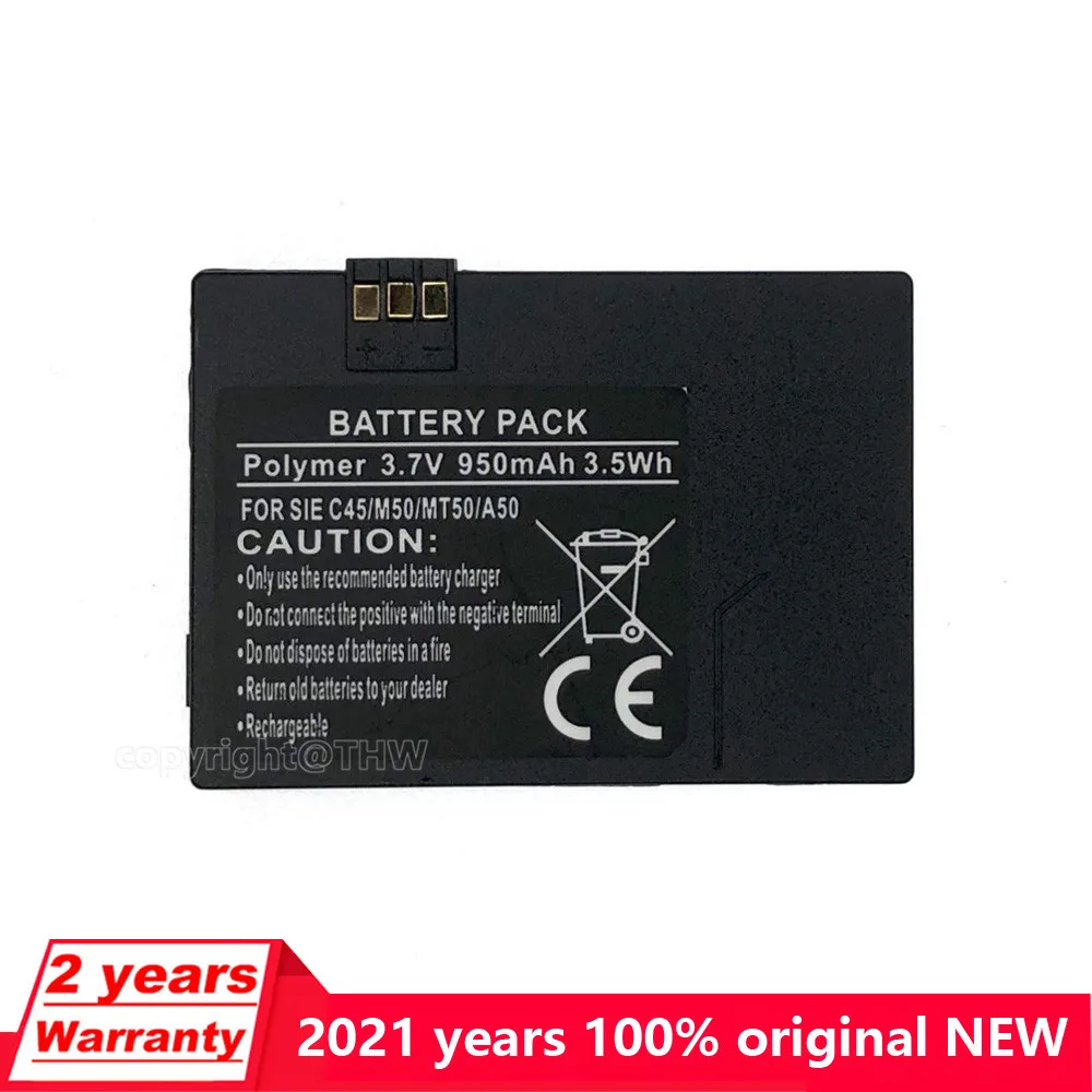 100-Original-950mAh-Battery-For-SIEMENS-1168-2118-3118-c45-M50-MT50-A50 ...