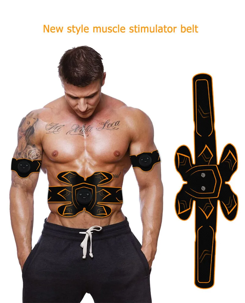 Other Outdoors - Lazy ems belt muscle stick trainer exercise abdominal ...
