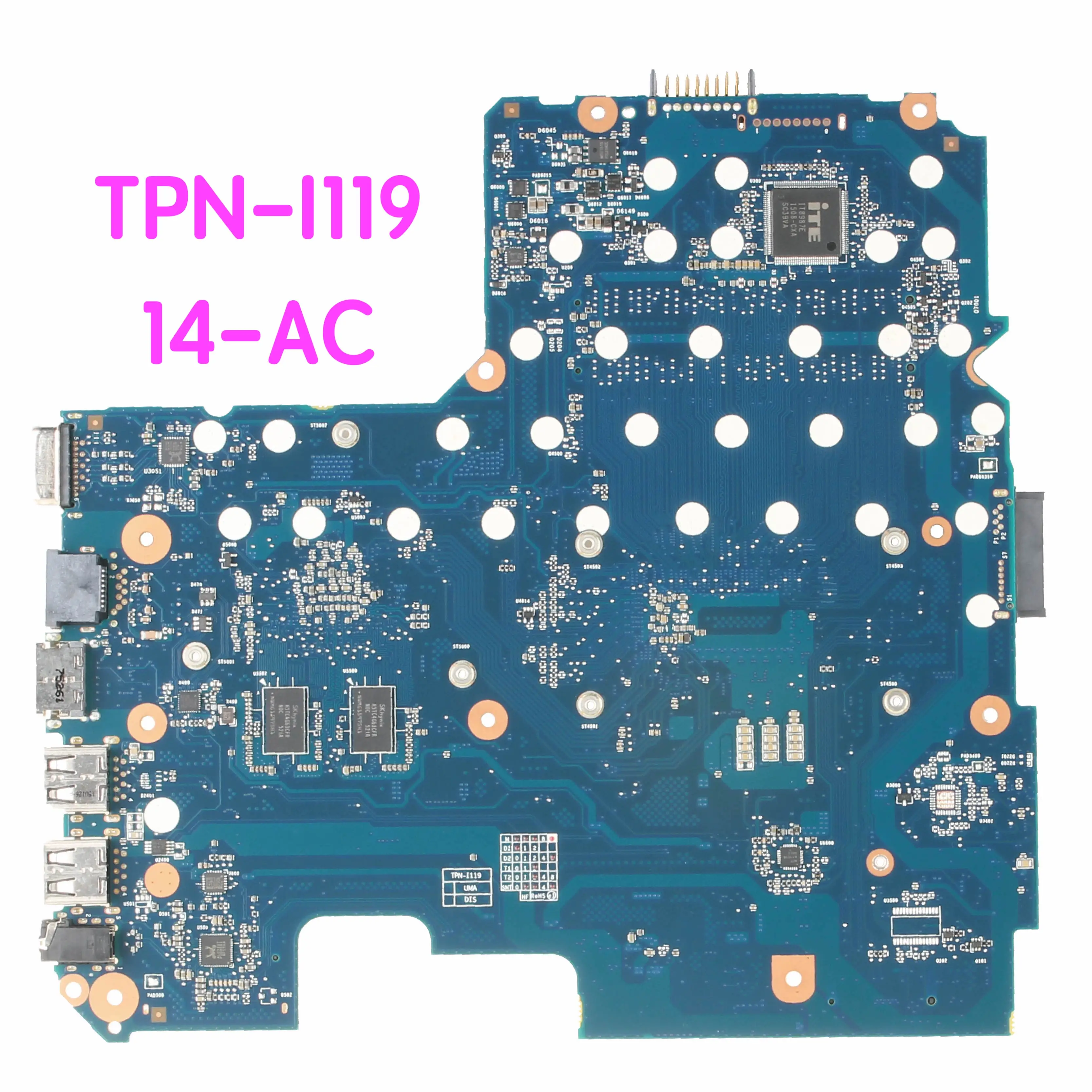 Placa base para portátil HP TPN-I119 14-AC 814045-501 814045-001 814045 ...