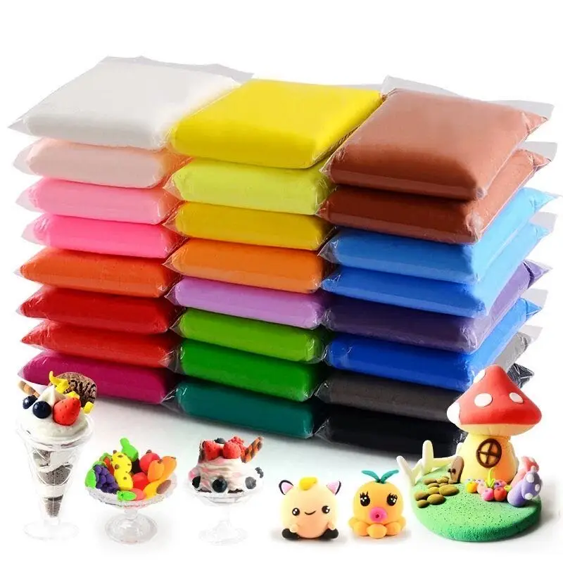 36 Colors/Set Super Light Soft Clay Antistress Plasticine Supplies Sand ...