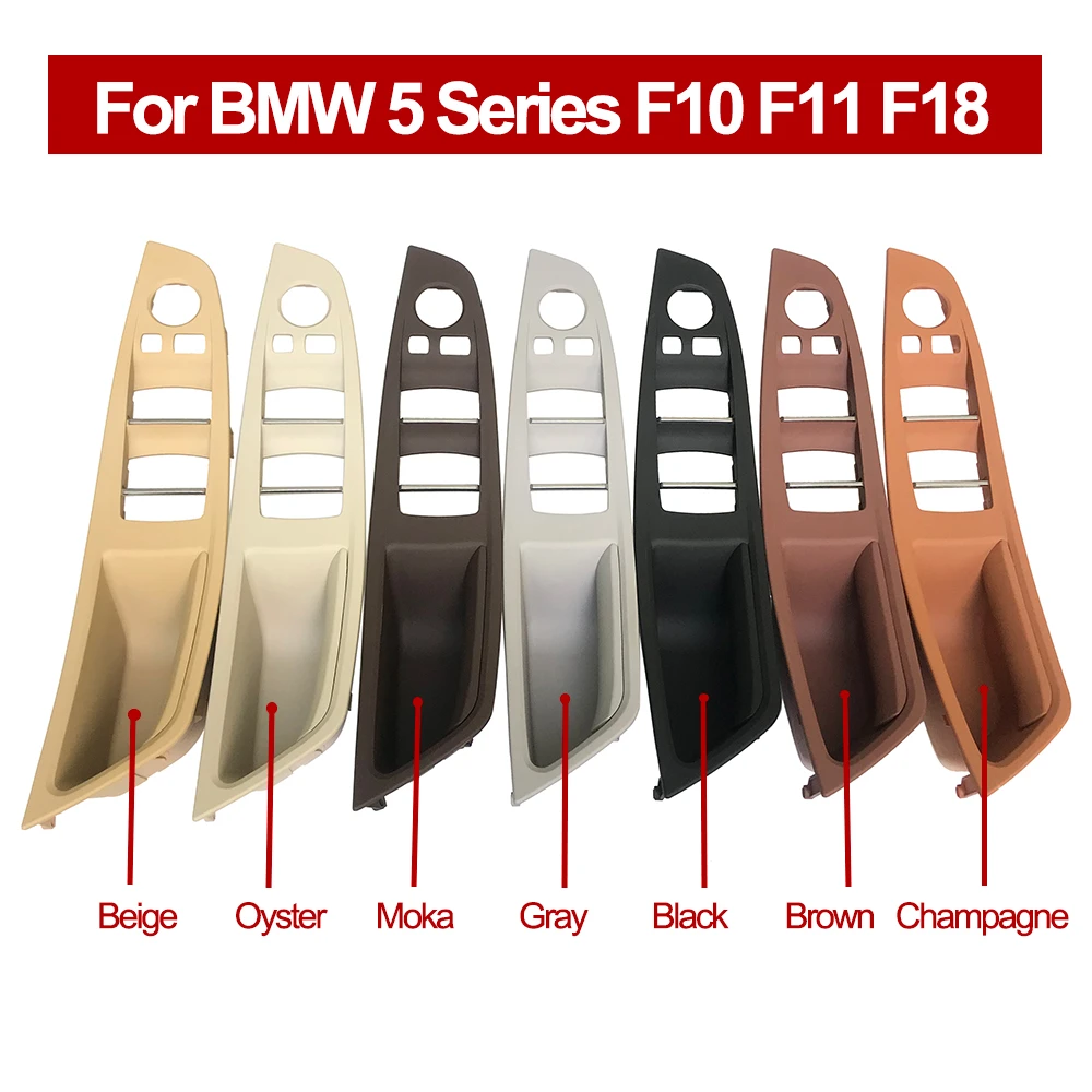 Upgraded New Interior Door Handle Armrest Recessed Panel Trim For Bmw 5 ...