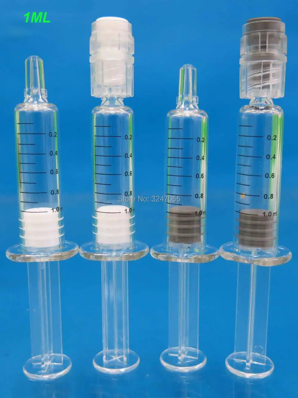 Jeringa cosmética vacía con escala, crema desechable para ojos, tubo de ...