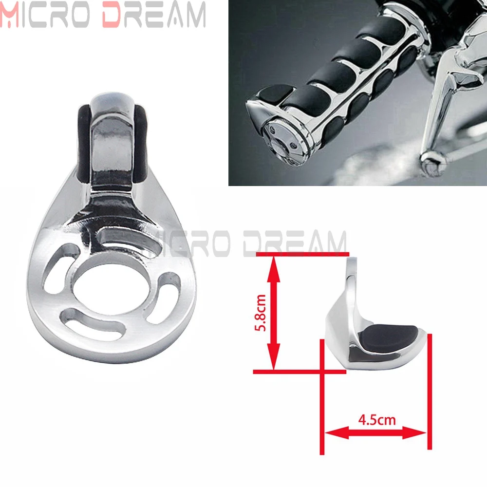 Chrome Billet Aluminum Rubber Motorcycle Throttle Assist Cruise Control ...