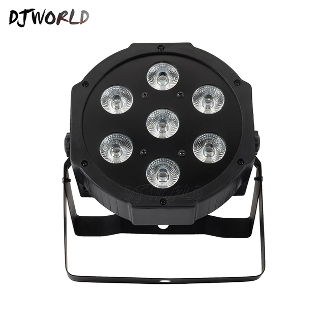 Djworld LED Par 7x18W RGBWA+UV 6IN1 Profession Stage Light DMX512 ...