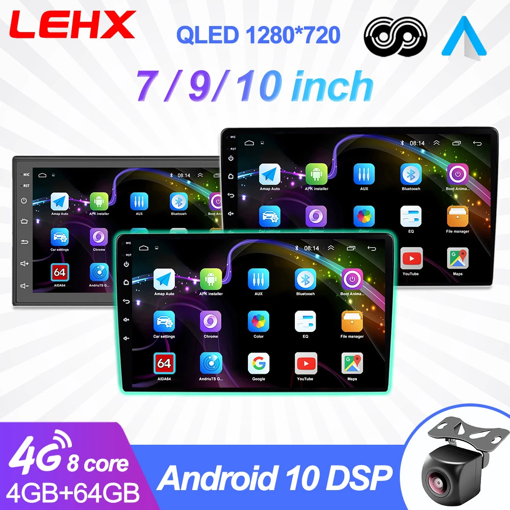 Lehx L6 Pro 2 Din Wifi Android 10 8 Core Auto Radio Dvd Car Multimedia ...
