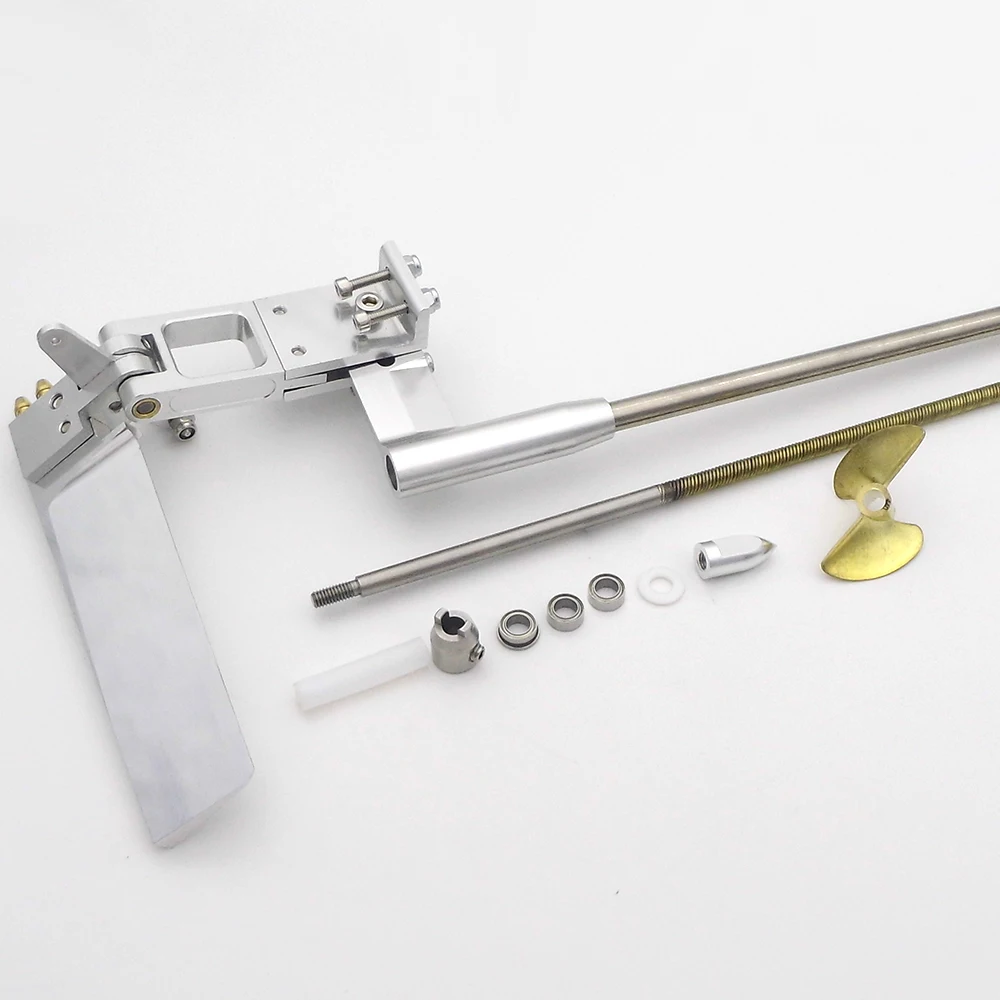 4.76mm 3/16" Flexible Drive Shaft Cable + Shaft Strut + 110mm Rudder ...