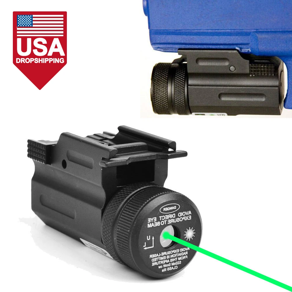 Laser Sight Collimator | Rail Mount | Hunting Gun Accessories - Green ...