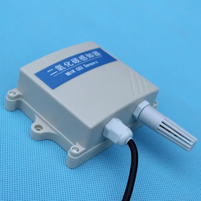 CO2 Temperature Humidity Sensor Transmitter RS485/Ethernet/GPRS Modbus ...