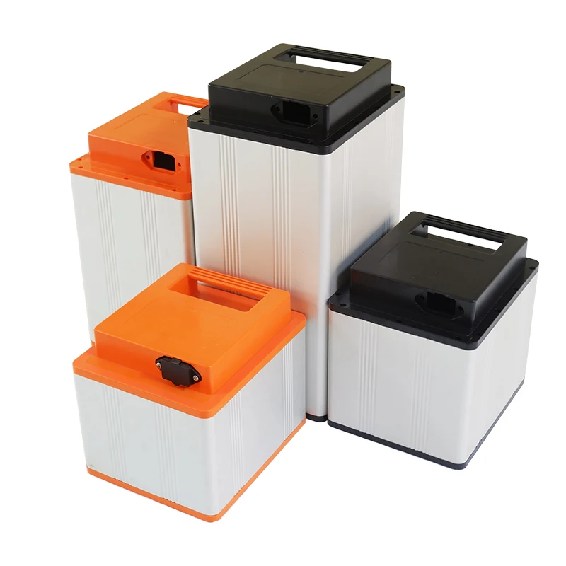 lithium battery case High quality 18650 battery aluminum box with ABS ...