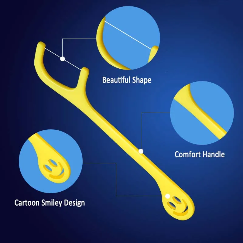 40pcs Dental Flosser Oral Hygiene Teeth Cleaning Flavored Dental Floss ...