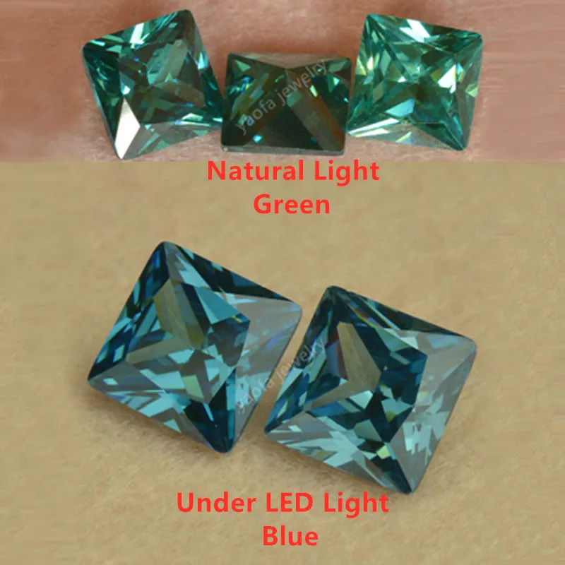 Blue Green Zircon
