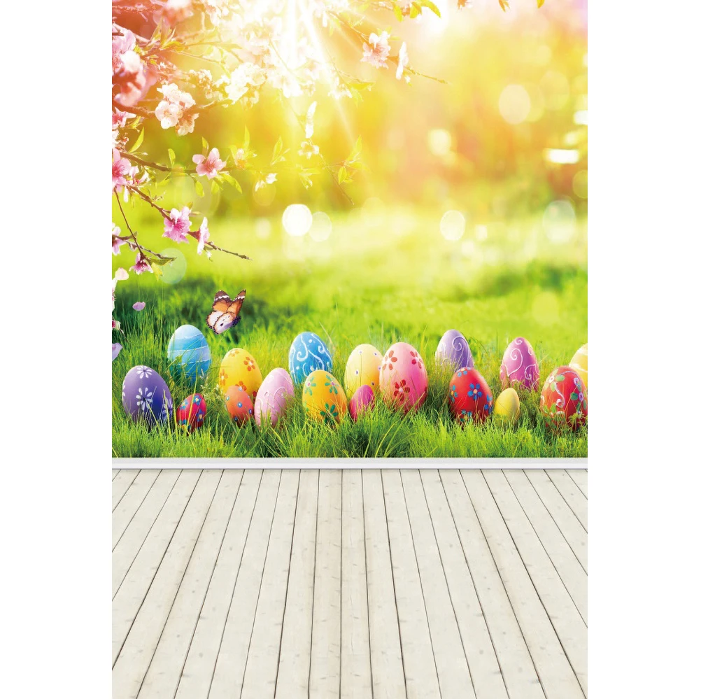 Easter Egg Grass Background