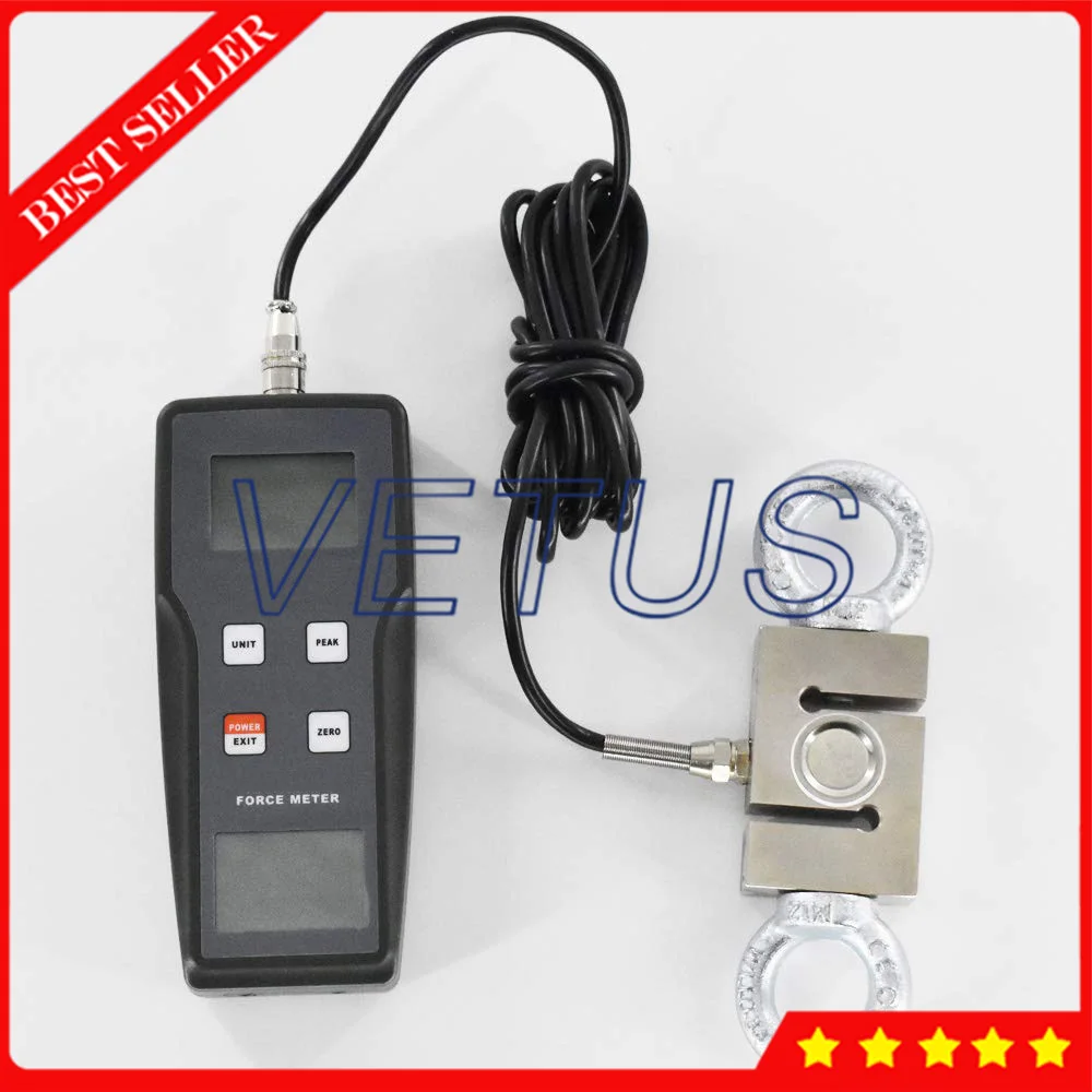 FM-204-1000K 9800N 1000kgf 2200Lbf Digital Force Gauge Push Pull Gauge ...