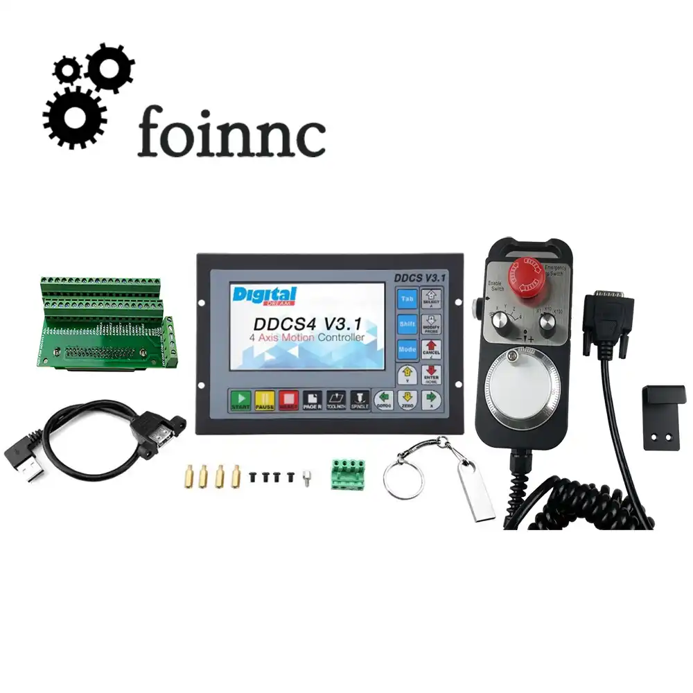 CNC Offline Controller DDCS EXPERT Support 3/4/5 Axis 1MHz ATC G Code Wifi + 5 Axis Handwheel ...