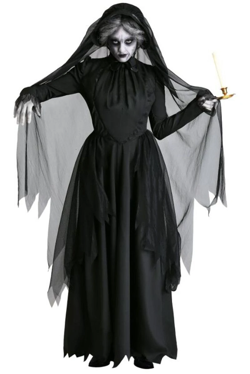 The Curse of the Weeping Woman Costume Cosplay Female Ghost Bride ...
