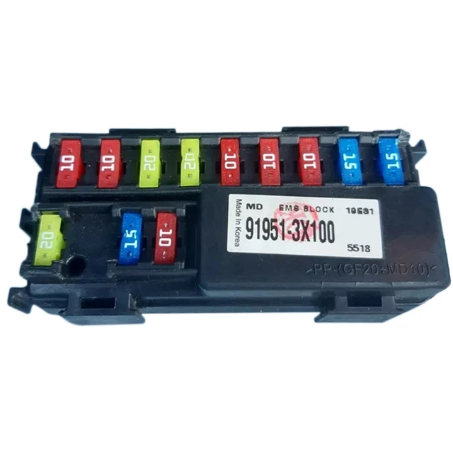 for Hyundai Elantra MD 2014- FuseBox 91951-3X100 Engine Small FuseBox ...