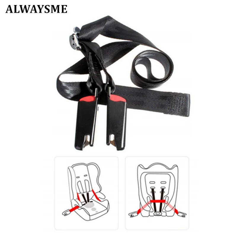 Alwaysme Universal Adjustable Car Seat Isofix Connector Latch - Strap ...