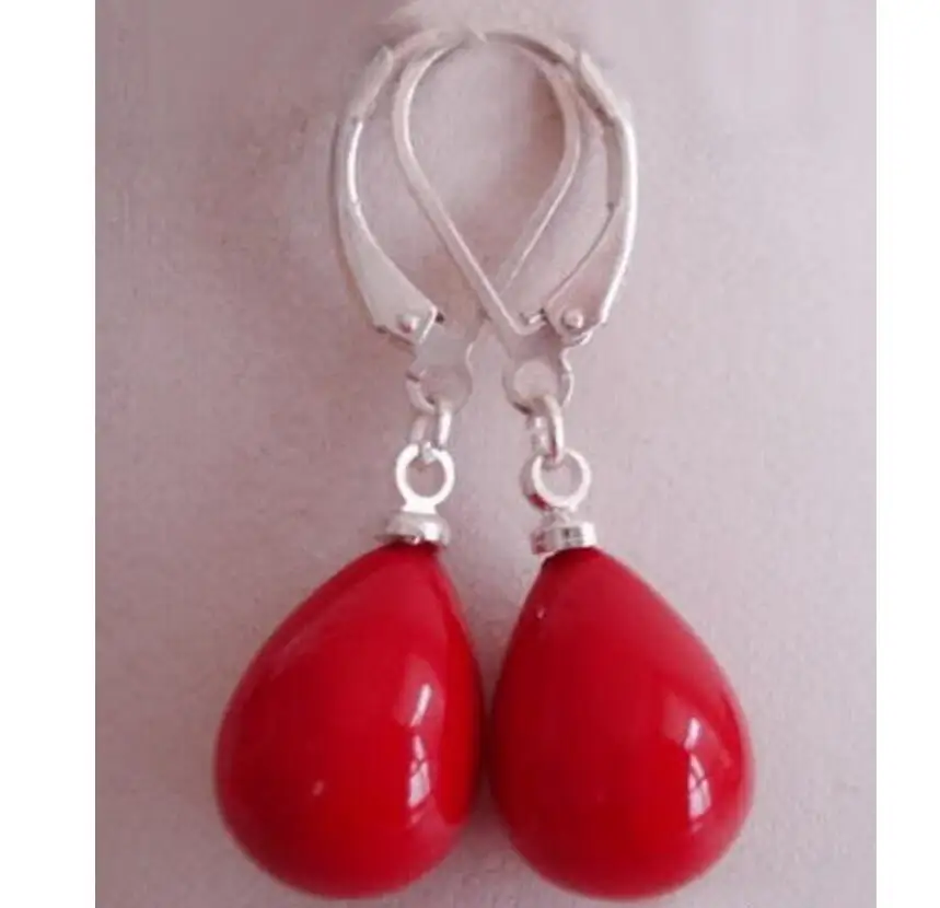 Free-Shipping-Red-Coral-Drop-18KWGP-Hook-Earrings.jpg