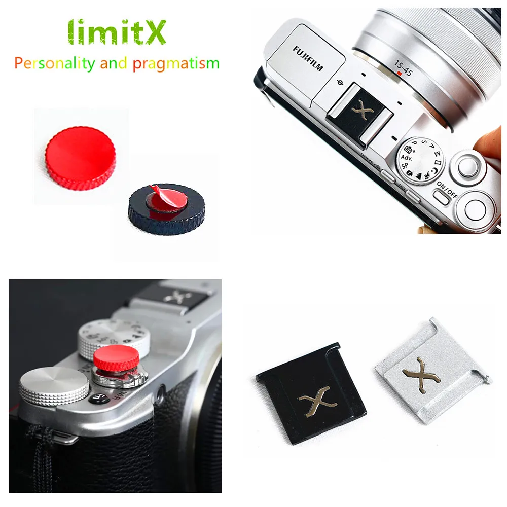 Hot Shoe Cover & Shutter Release Button For Fujifilm X-t200 X-t100 X-a7 X-a20 X-a10 X-a5 X-a3 X ...
