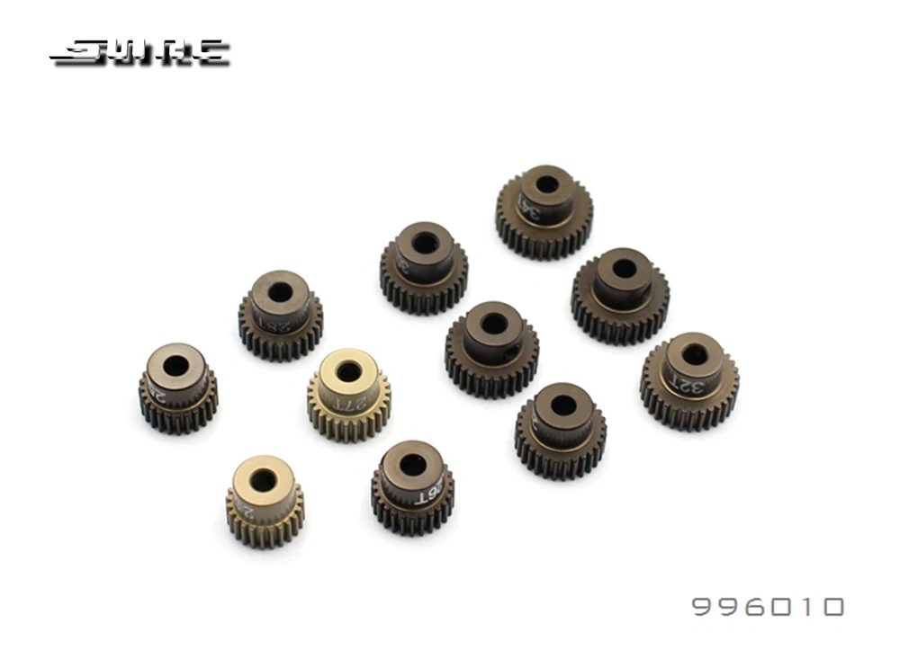 SN-RC 994013 996010 996011 RCAccessories PINION GEAR ALU HARD COATED 24 ...