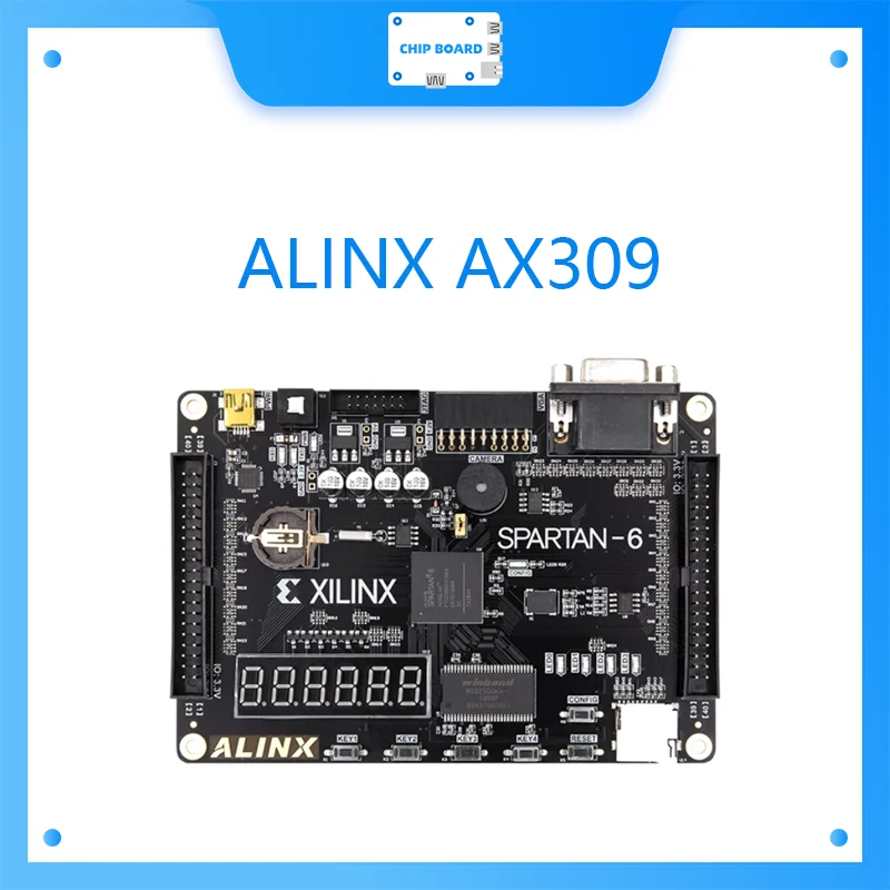 ALINX AX309: XILINX Spartan 6 XC6SLX9 FPGA Development Board LX9 Entry ...