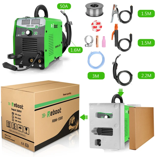 SOLDADORA RMB MICRO-DUO MIG/MAG MMA 200 AMP, 44% OFF