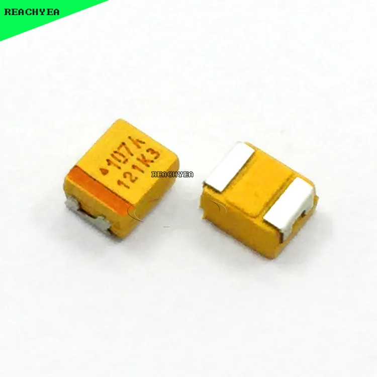 50pcs/SMD Tantalum capacitor 100UF 10V 107A B type 3528 Polar Bile ...