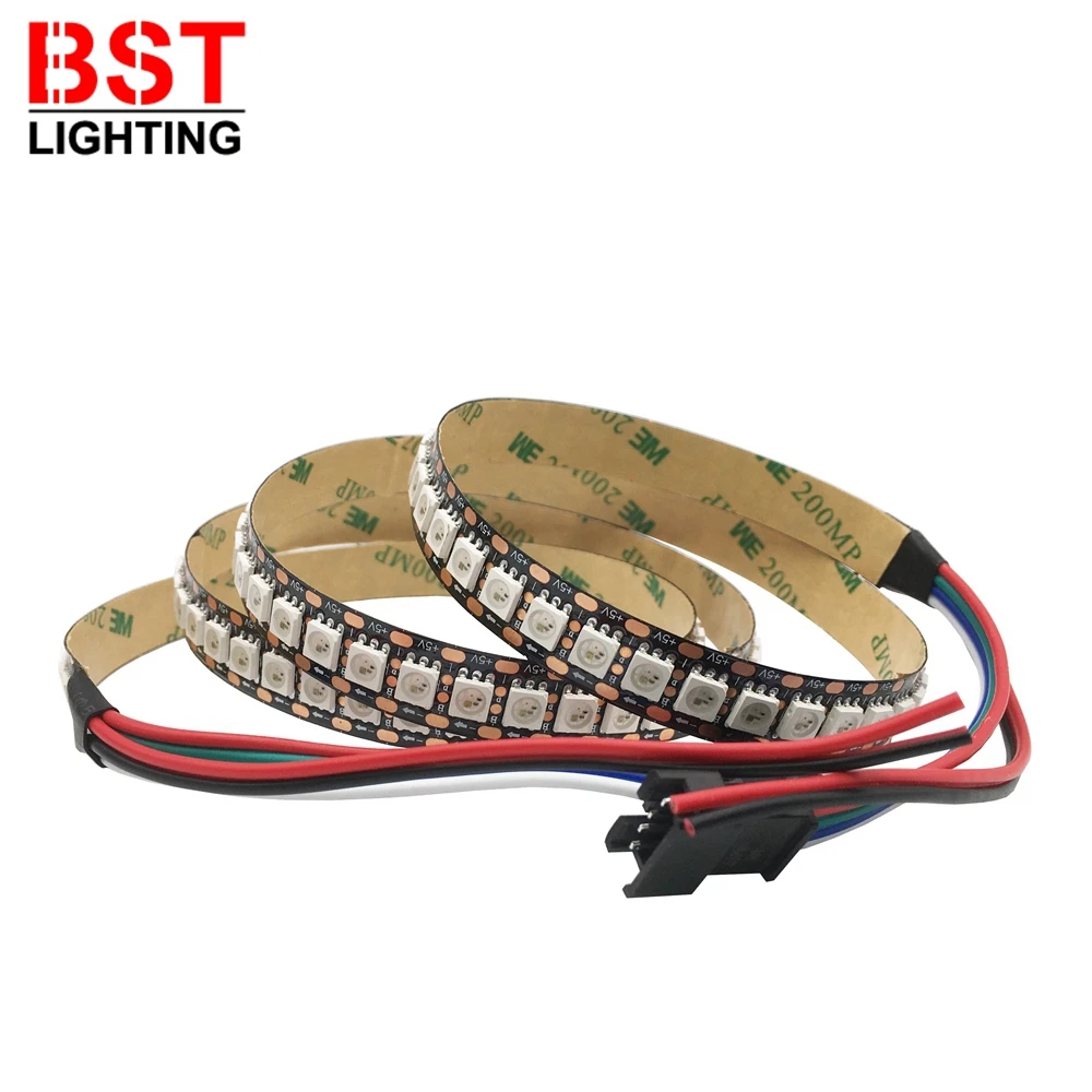 5m/Roll WS2813 WS2812B Update RGB Led Strip Light 30/60/144 Pixels/Leds ...