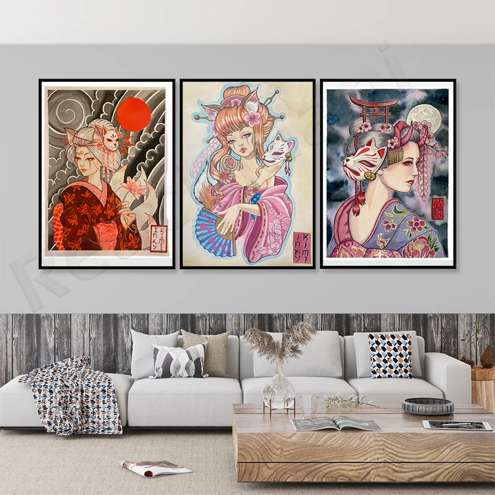 Kitsune Fox Demon Girl