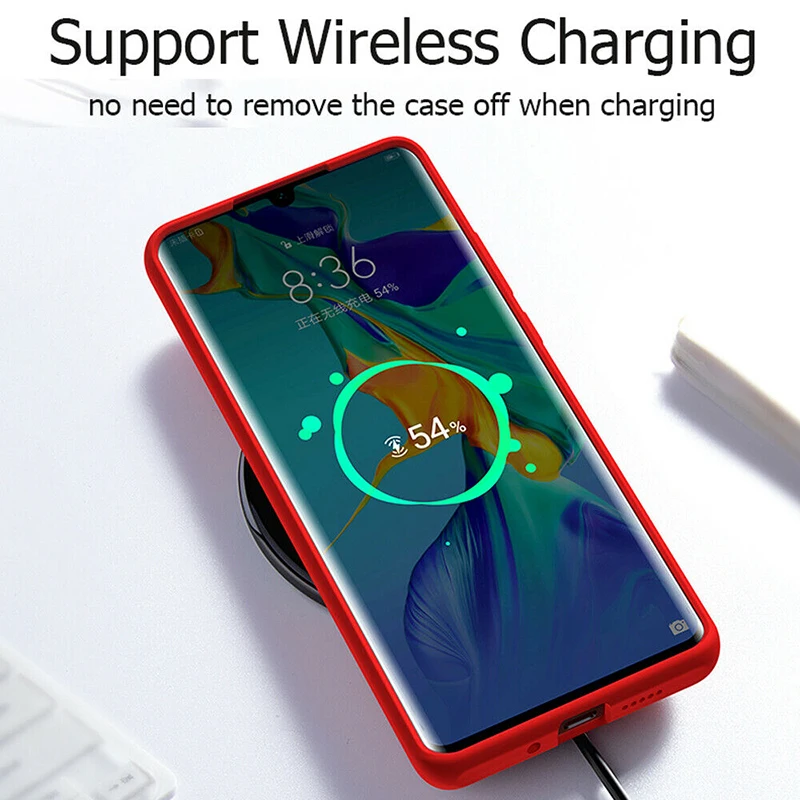 Жидкий силиконовый чехол для huawei P30 Pro P20 Lite P10, Мягкий ...