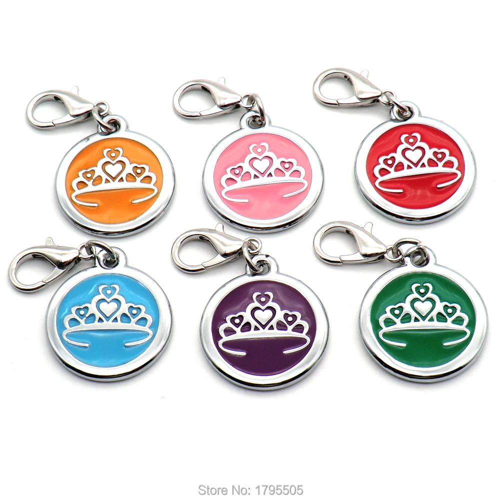 100pcs-crown-personalized-engraving-text-dog-collar-tag-engrave-dog-cat
