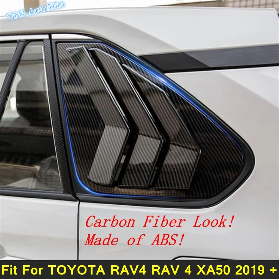 Rear Window Triangle Louvers Panel Side Air Vent Cover For TOYOTA RAV4 ...