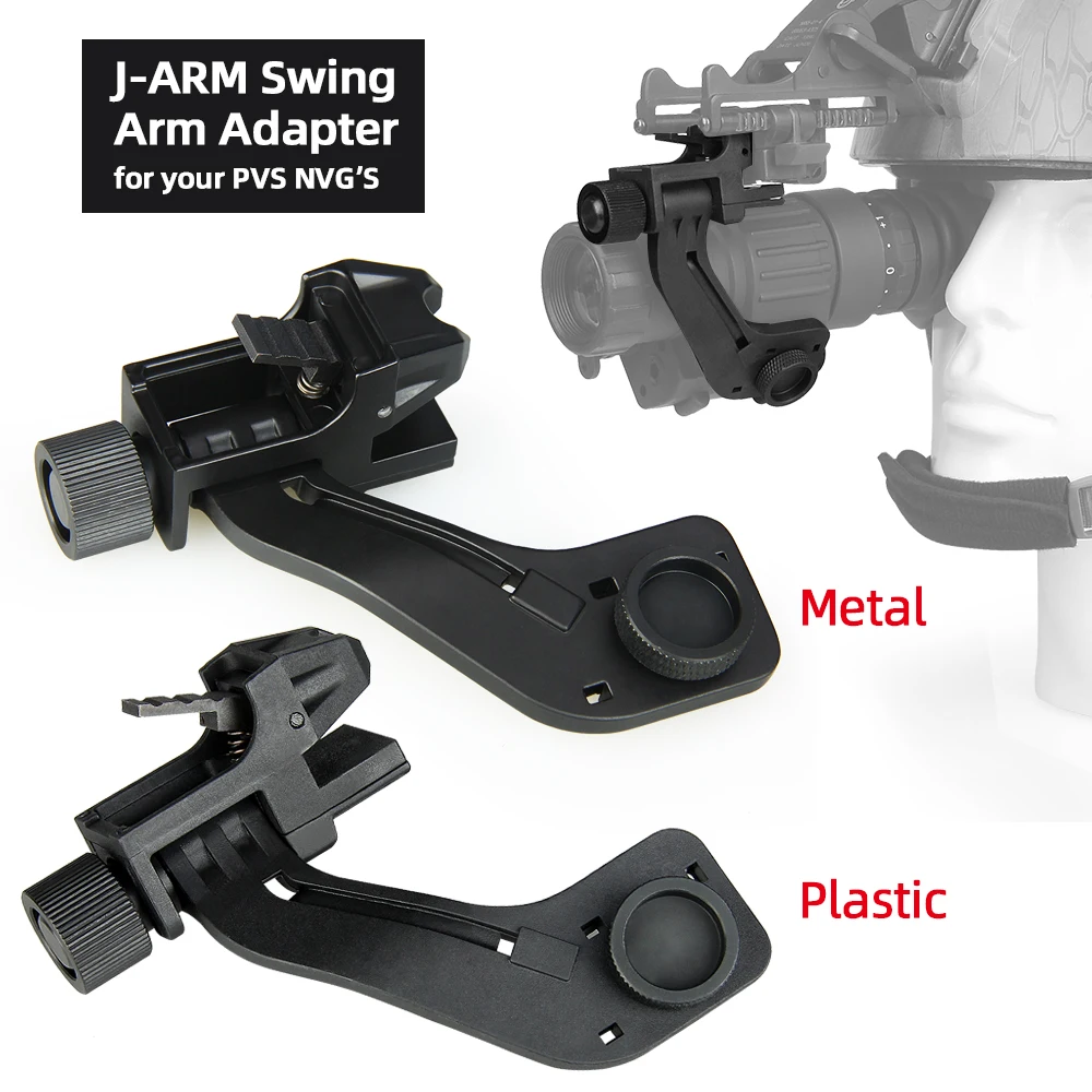 Tactical Plastic Metal J Arm NVG Mount Helmet Bracket Adapter for ...