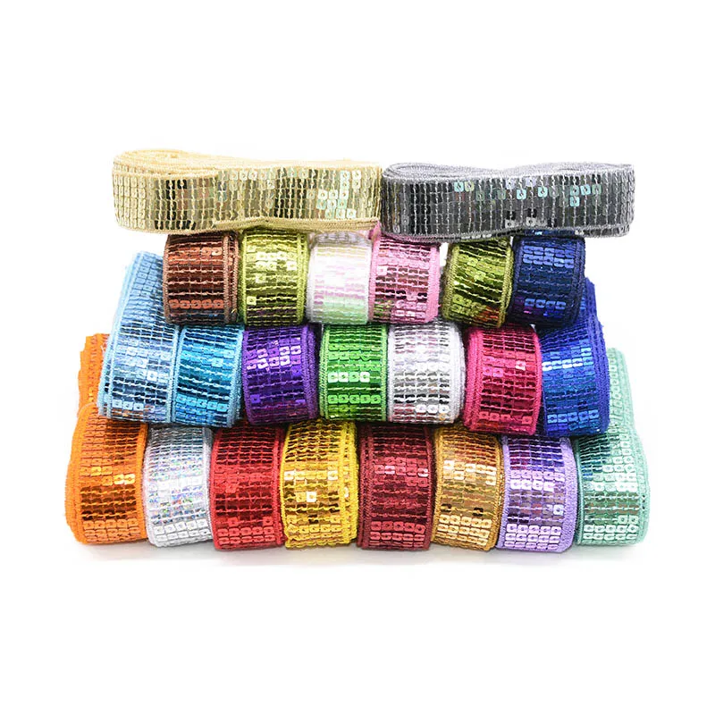 10-Yard-sewing-Ribbon-25mm-sequin-ribbon-sewing-fabric-Gift-Packaging ...
