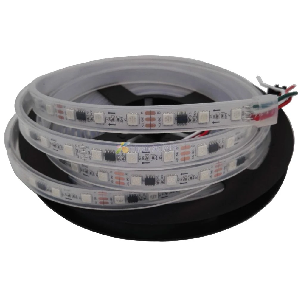 5m Ws2811 Pixels Led Strip 5050 Smd Rgb Cool White Warm White Addressable Strip 30/60 Leds/m 1 ...