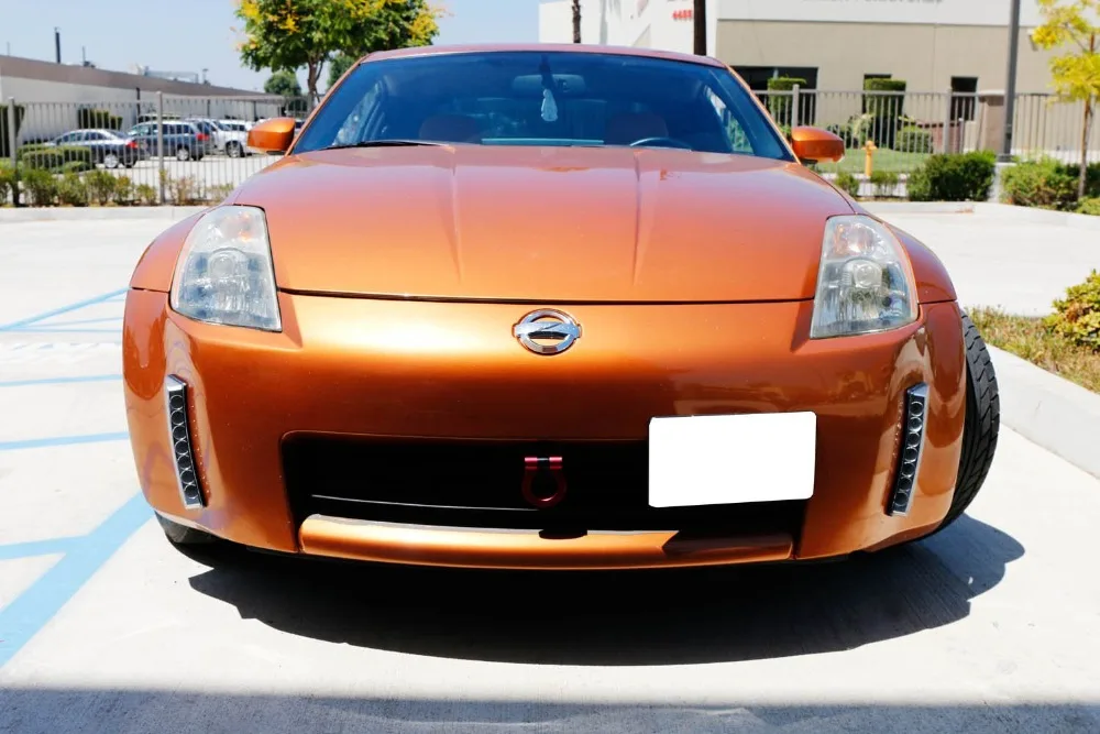 For Nissan 350z Z33 03-05 Led Bumper Reflector Light White Led Drl ...