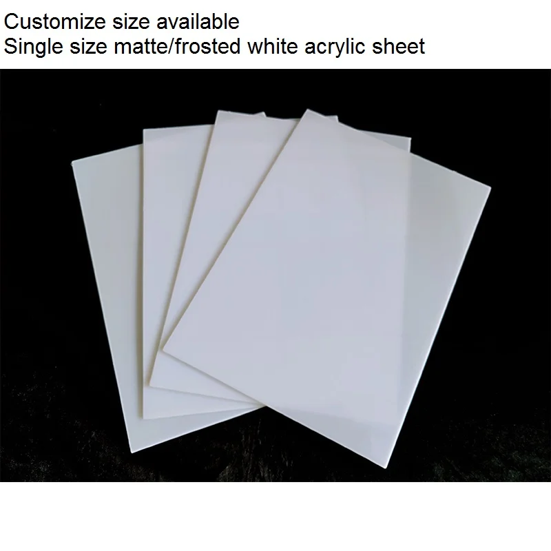 Single-Matte-Pure-White-Acrylic-Sheet-Frosted-Opaque-Cast-Plexiglass-Plastic-Plexi-Glass-Board ...